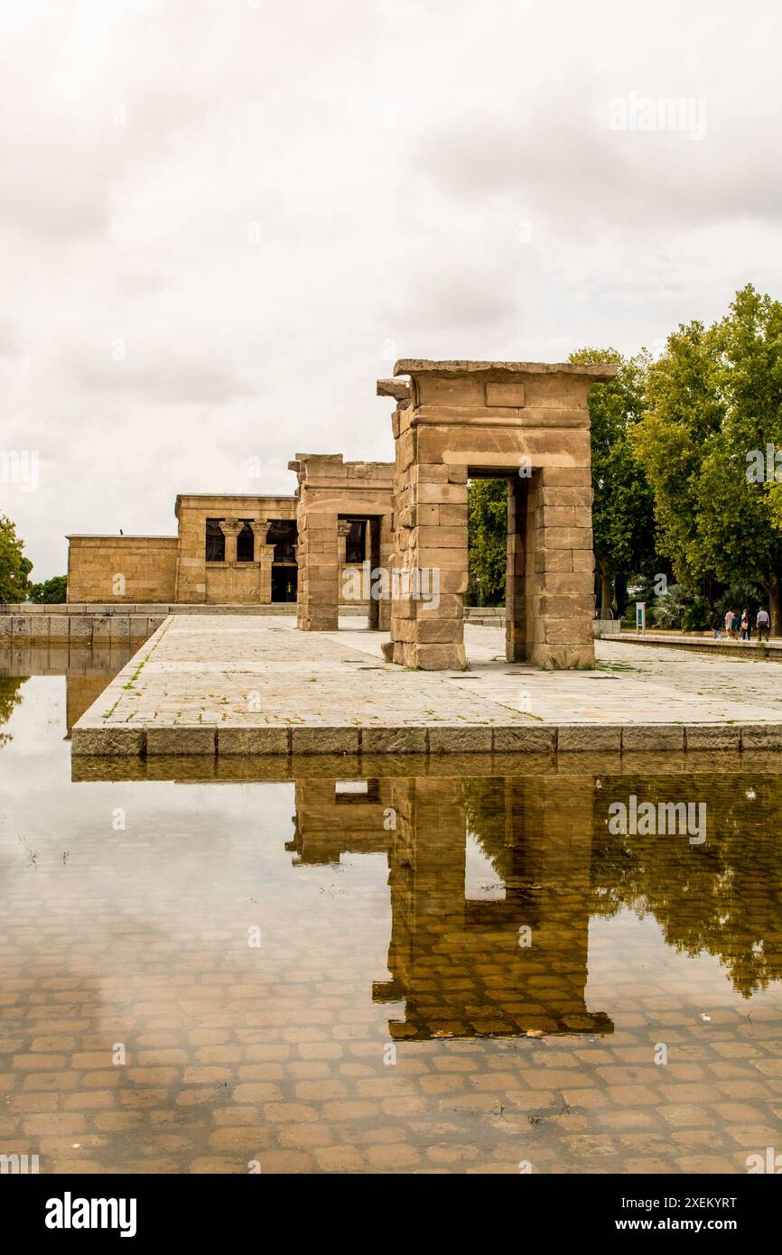 The Egyptian Nubian Templo de Debod (Temple of Debod) in Cuartel de la ...