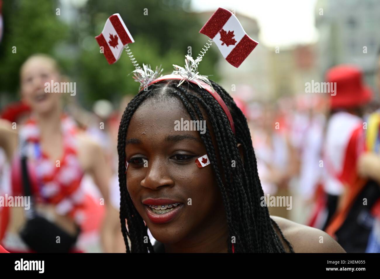Praha, Czech Republic. 28th June, 2024. Opening parade of the dance ...