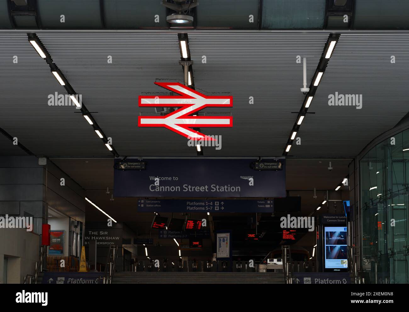 Cannon Street rail station, London, England Stock Photo - Alamy