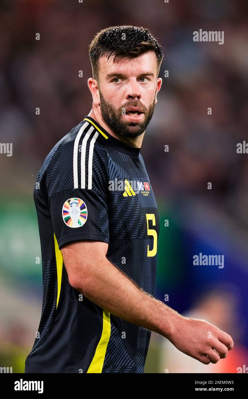 Cologne, Germany. 28th June, 2024. Scotland's Grant Hanley during the ...