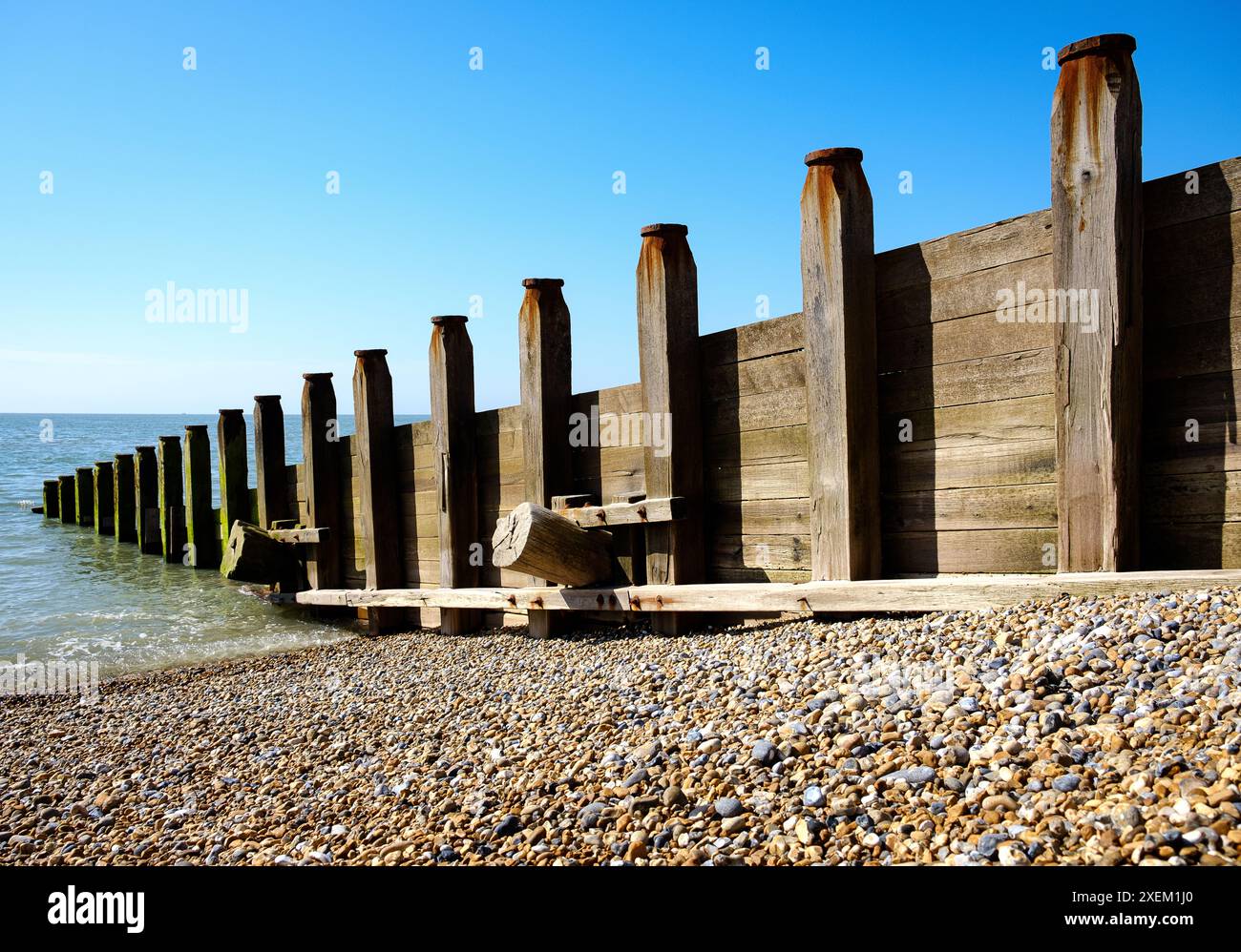 Eastbourne seafront walk from pier to sovereign harbour hi-res stock ...