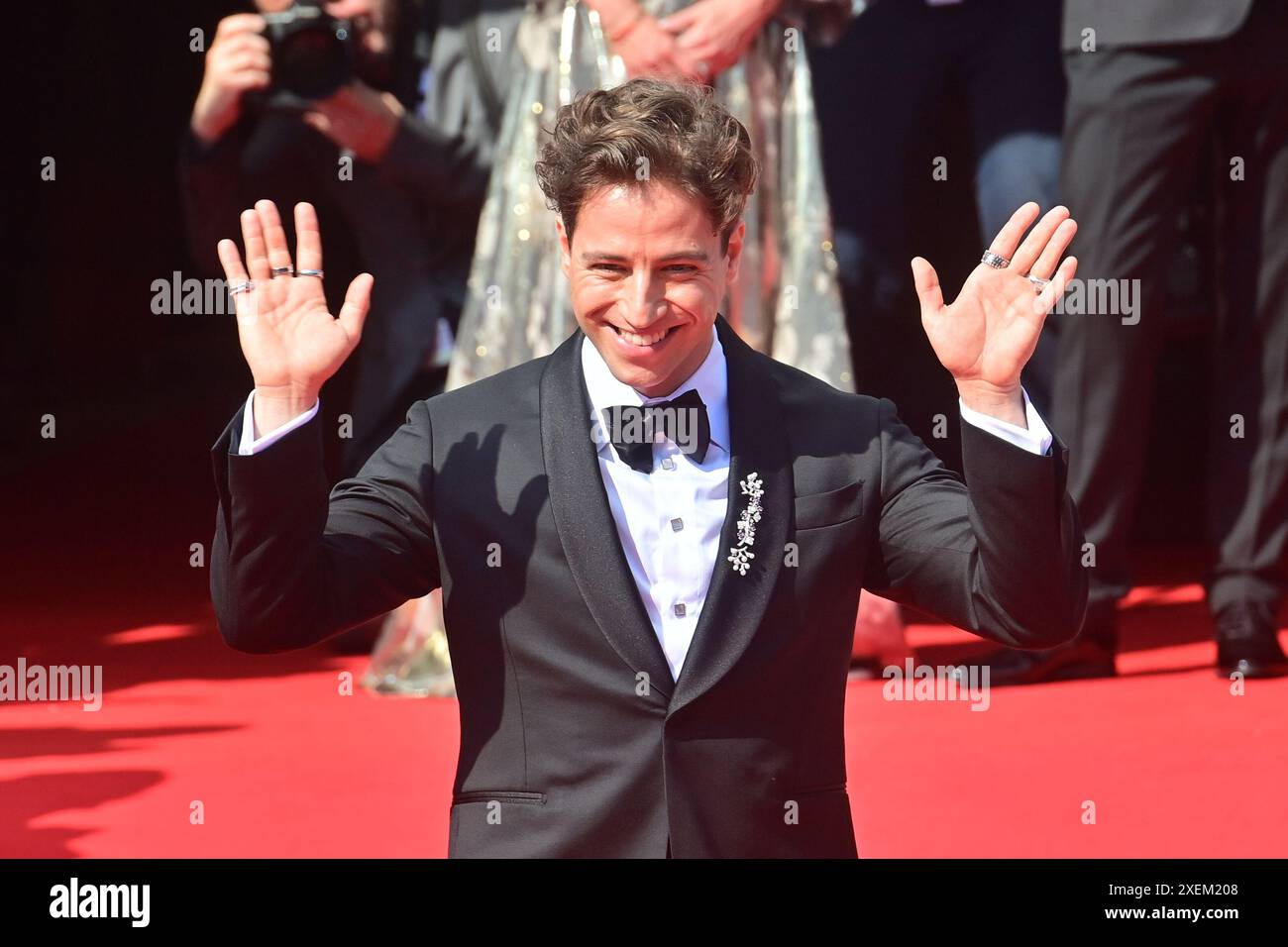 Karlovy Vary, Cz. 28th June, 2024. Czech actor Milan Peroutka arrives ...