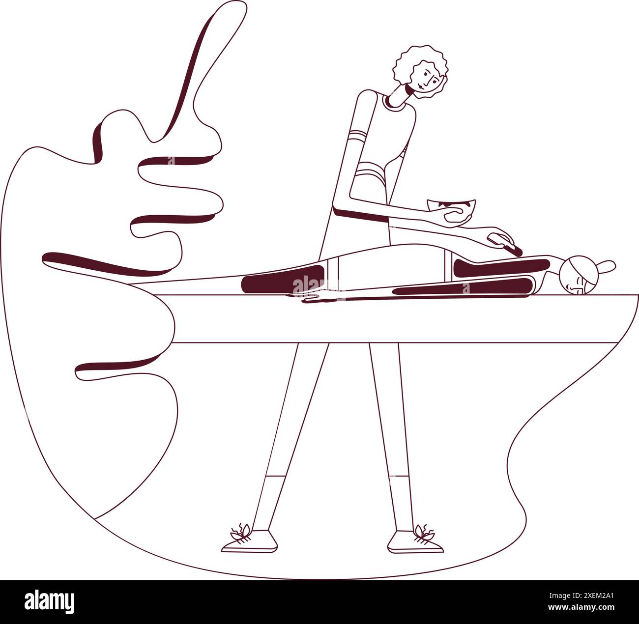 Body wrap with thermal coverings. Treatments by professional therapist ...