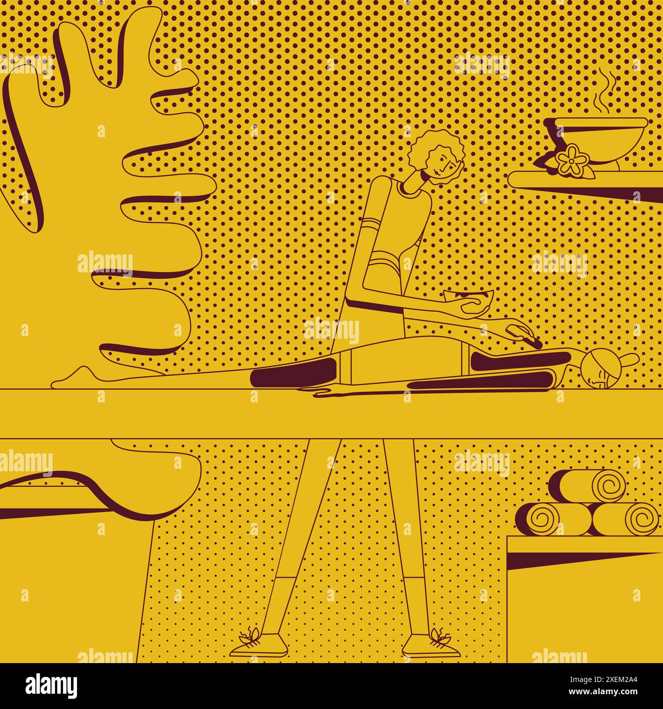 Body wrap with thermal coverings. Treatments by professional therapist ...