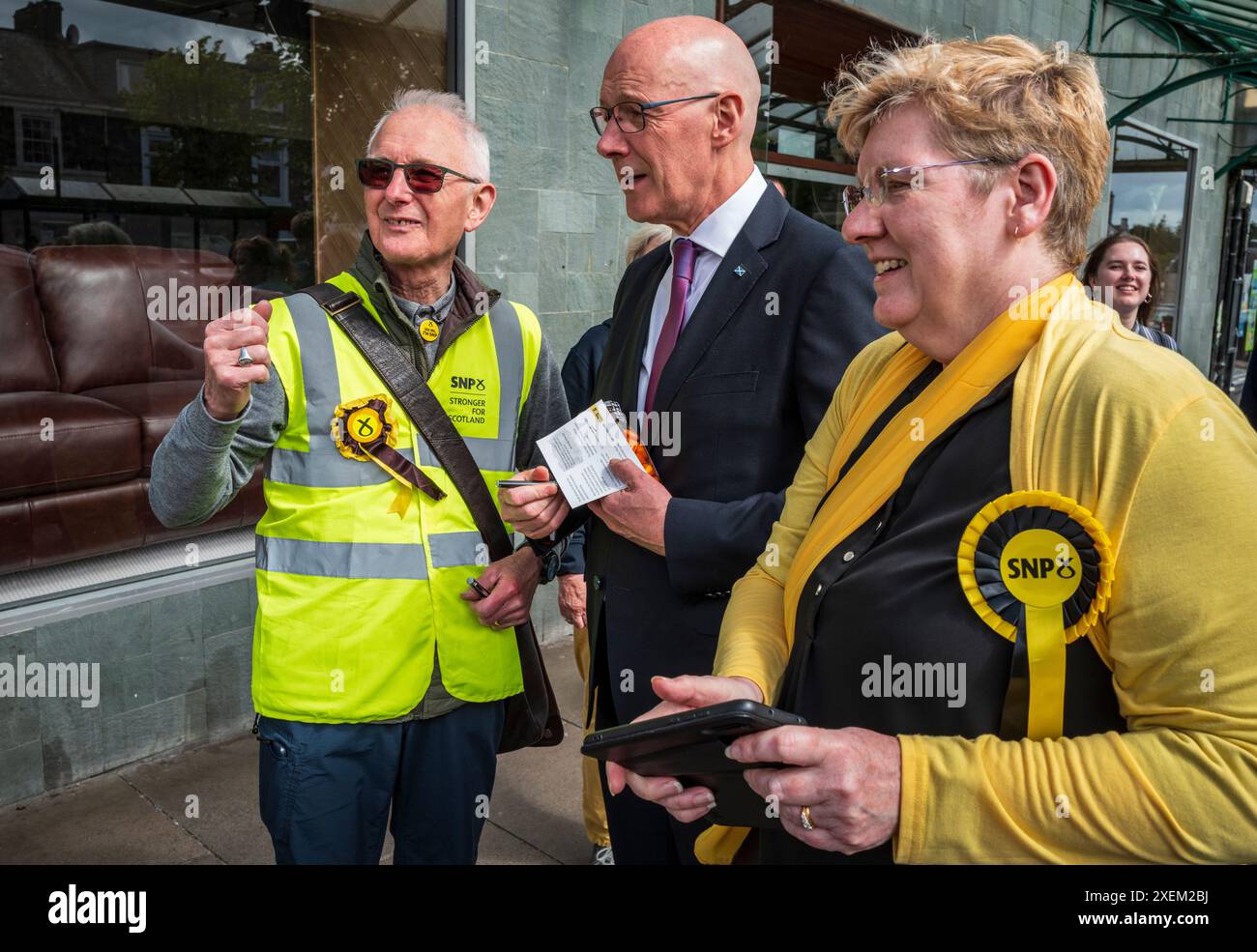 Friday 28th June 2024:: Scotland’s First Minister and SNP leader John ...