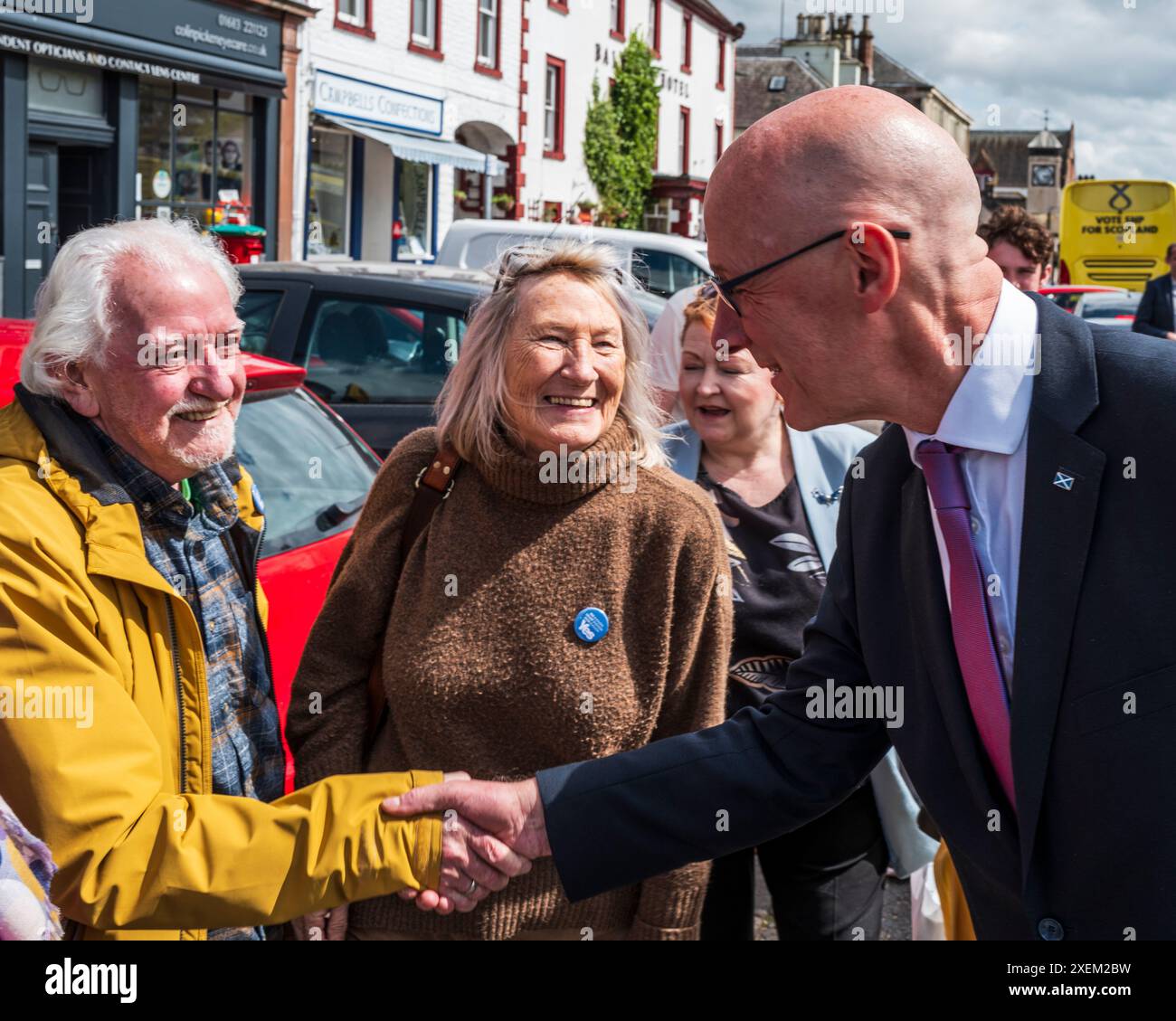 Friday 28th June 2024:: Scotland’s First Minister and SNP leader John ...