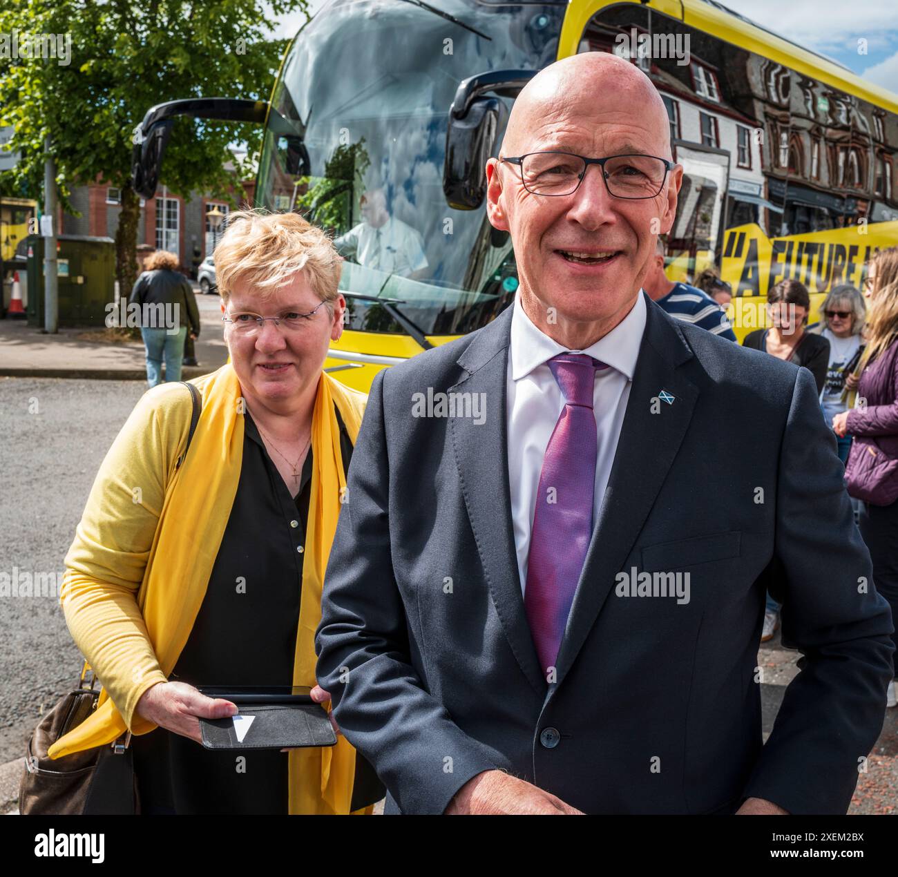 Friday 28th June 2024:: Scotland’s First Minister and SNP leader John ...