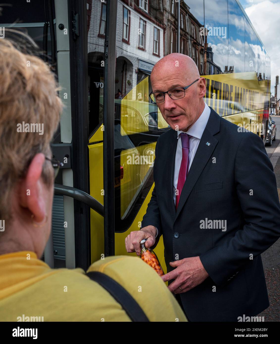 Friday 28th June 2024:: Scotland’s First Minister and SNP leader John ...