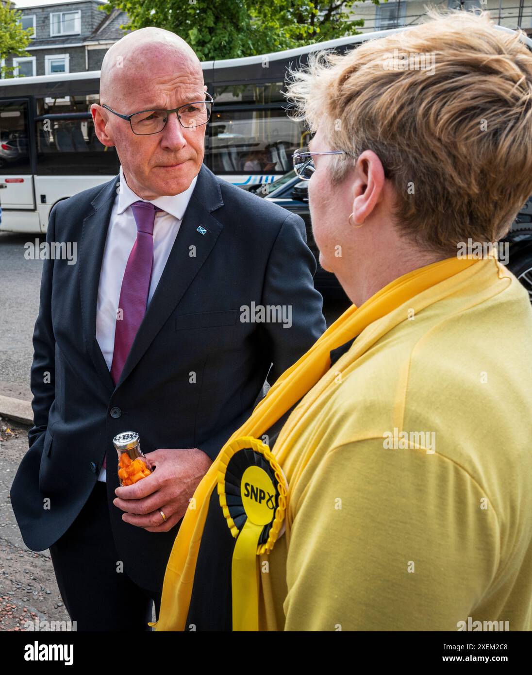 Friday 28th June 2024:: Scotland’s First Minister and SNP leader John ...
