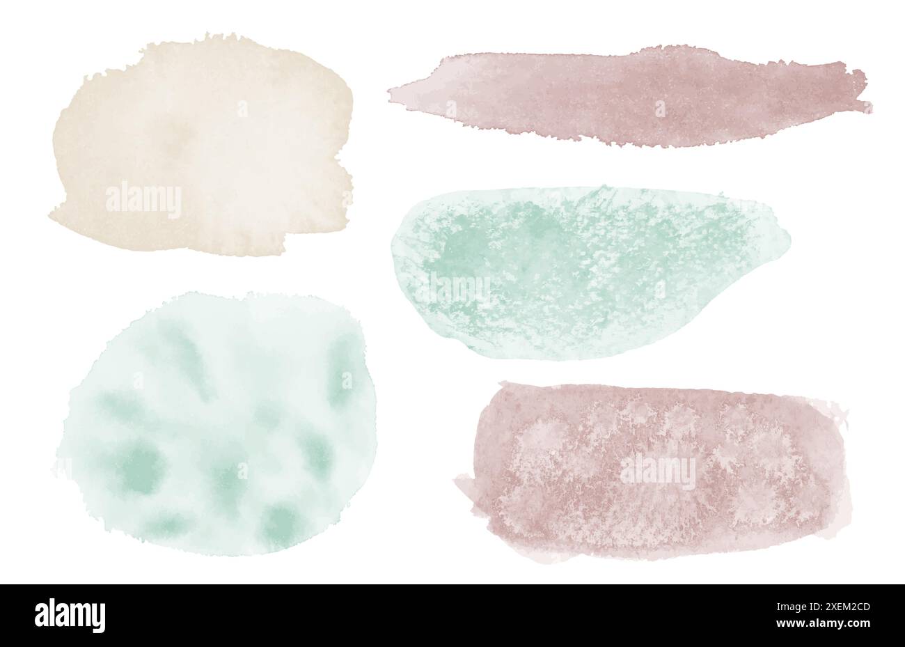 Pastel Watercolor blots backgrounds bundle Stock Vector Image & Art - Alamy