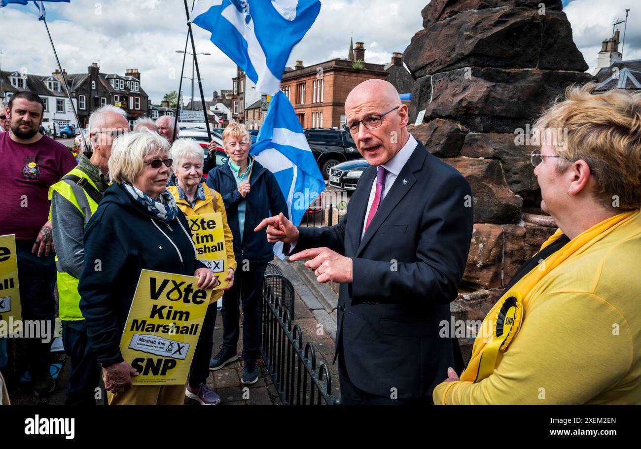 Friday 28th June 2024:: Scotland’s First Minister and SNP leader John ...
