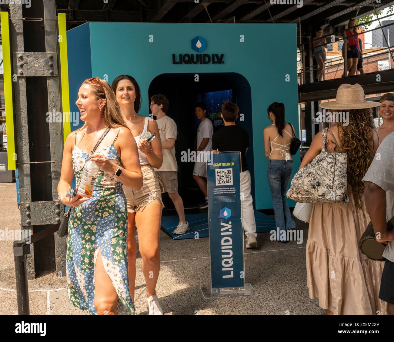 Brand activation for Liquid I.V. electrolyte drink mix in the ...