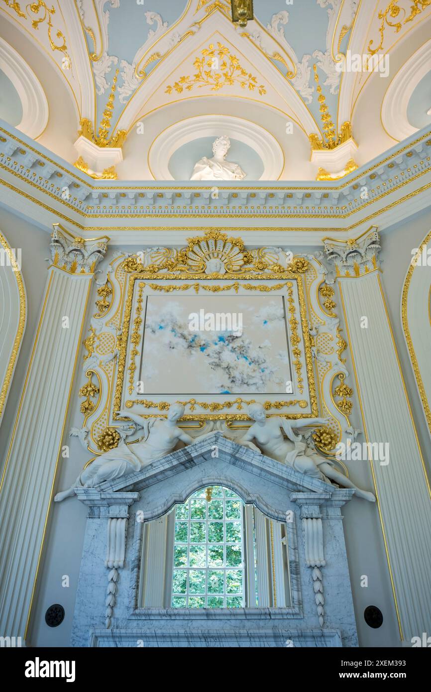 Baroque Octagonal room, Orleans House Gallery, Twickenham, London, UK ...