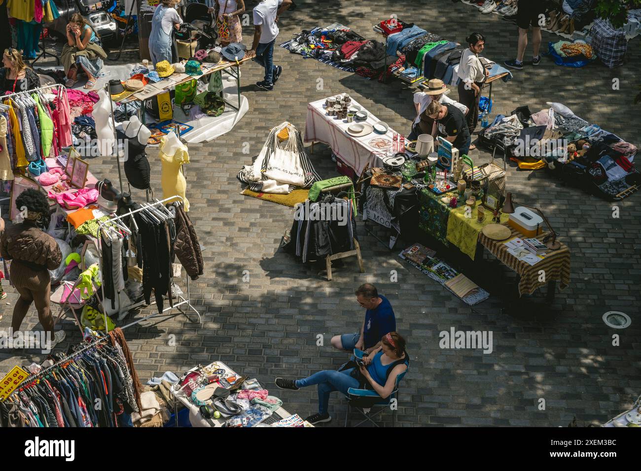 Vendors selling second hand goods at Deptford Market Yard, Deptford ...