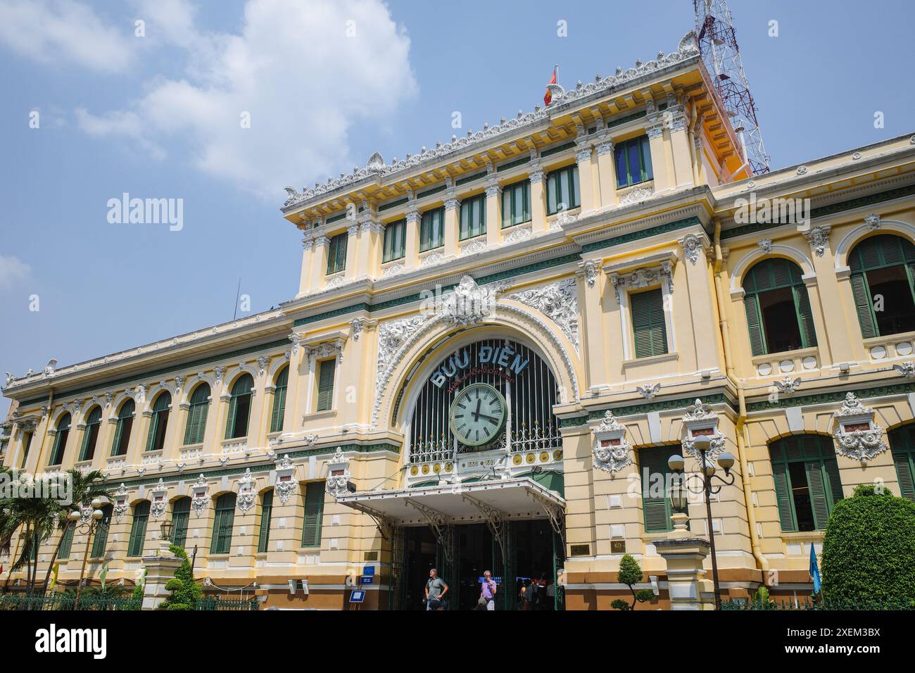 Ho Chi Minh, Vietnam - 2 Feb, 2024: Exterior of the French built ...