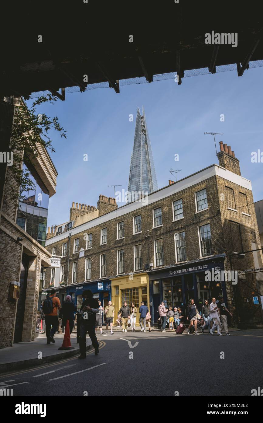 The Shard, Borough Market, London Bridge, London, UK; London, England ...