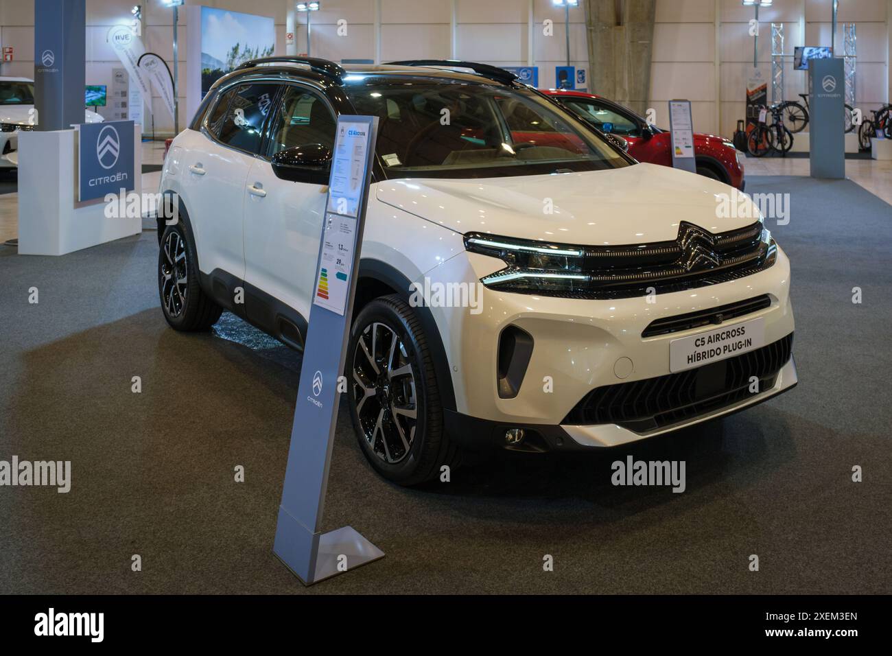Citroen C5 Aircross hybrid car at ECAR SHOW - Hybrid and Electric Motor ...
