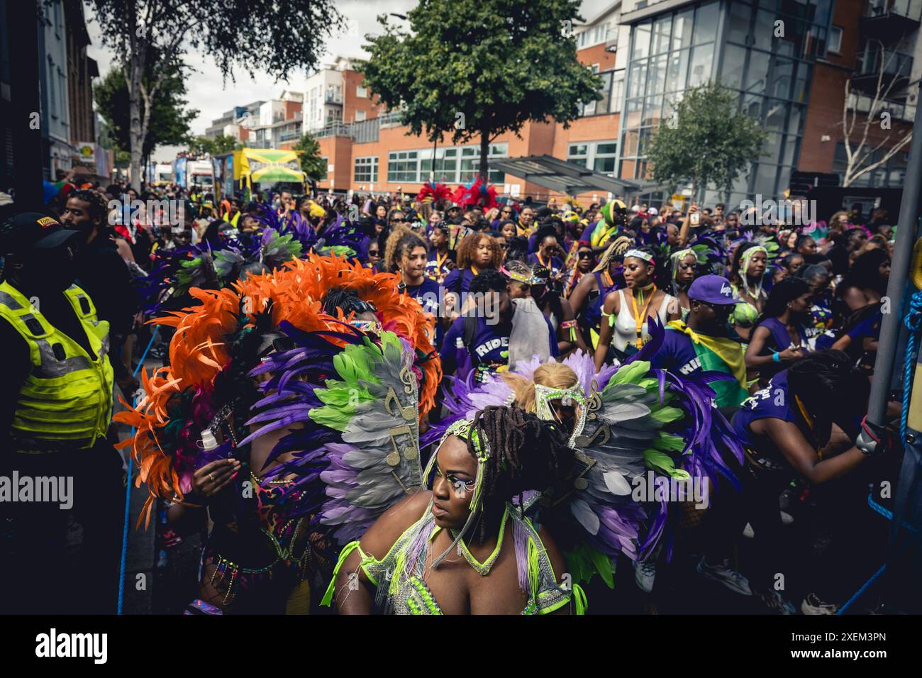 Mas parade, Notting Hill Carnival, London, UK; London, England Stock ...