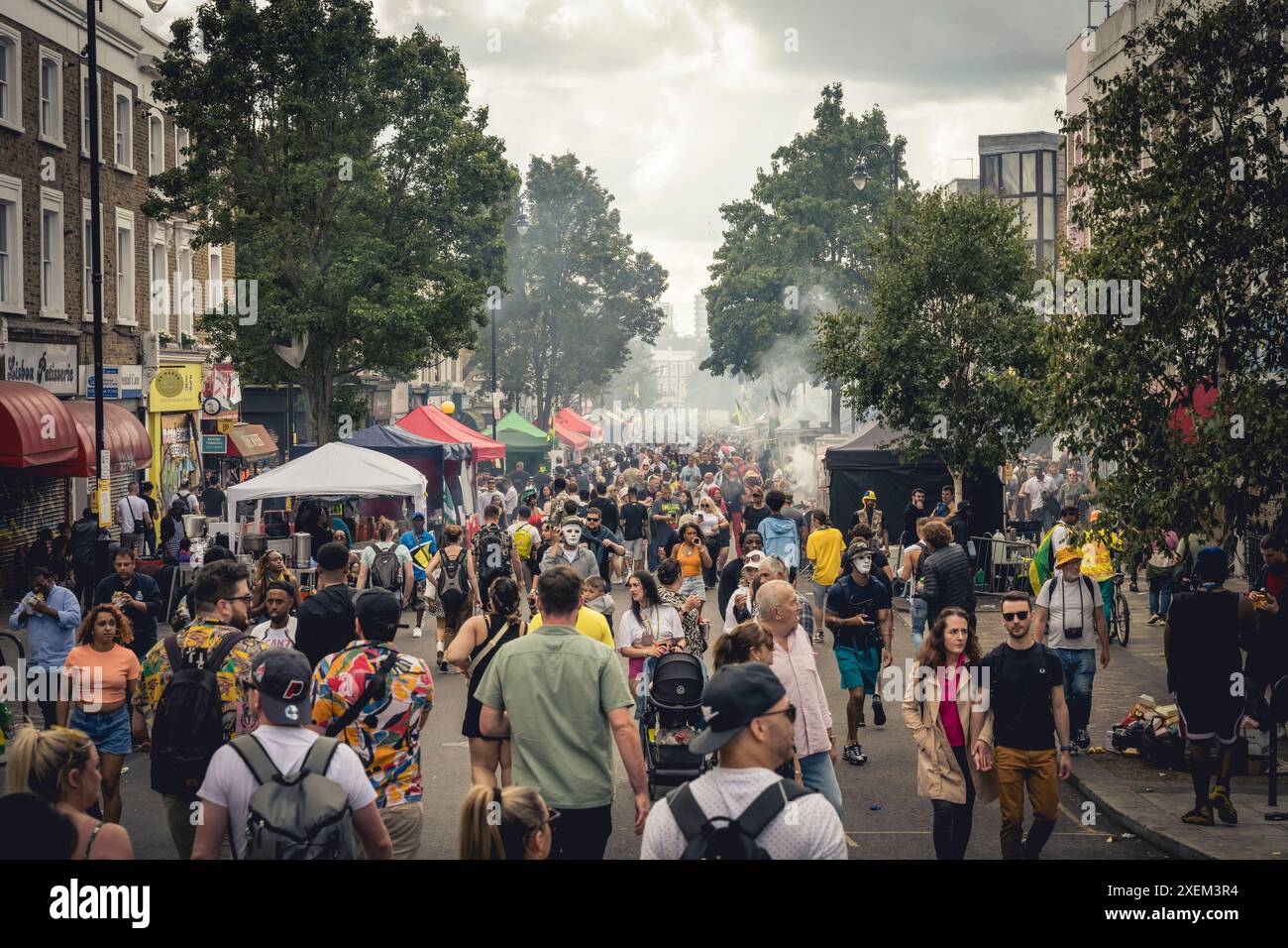 Mas parade, Notting Hill Carnival, London, UK; London, England Stock ...