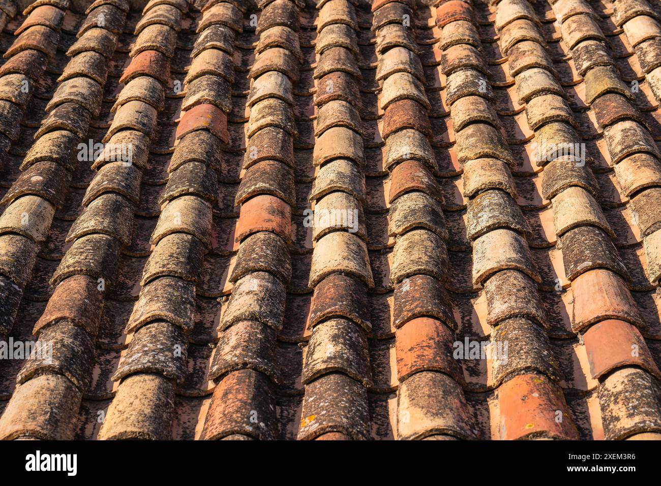 Photo Picture of Tiles on the Building Roof Texture Stock Photo - Alamy