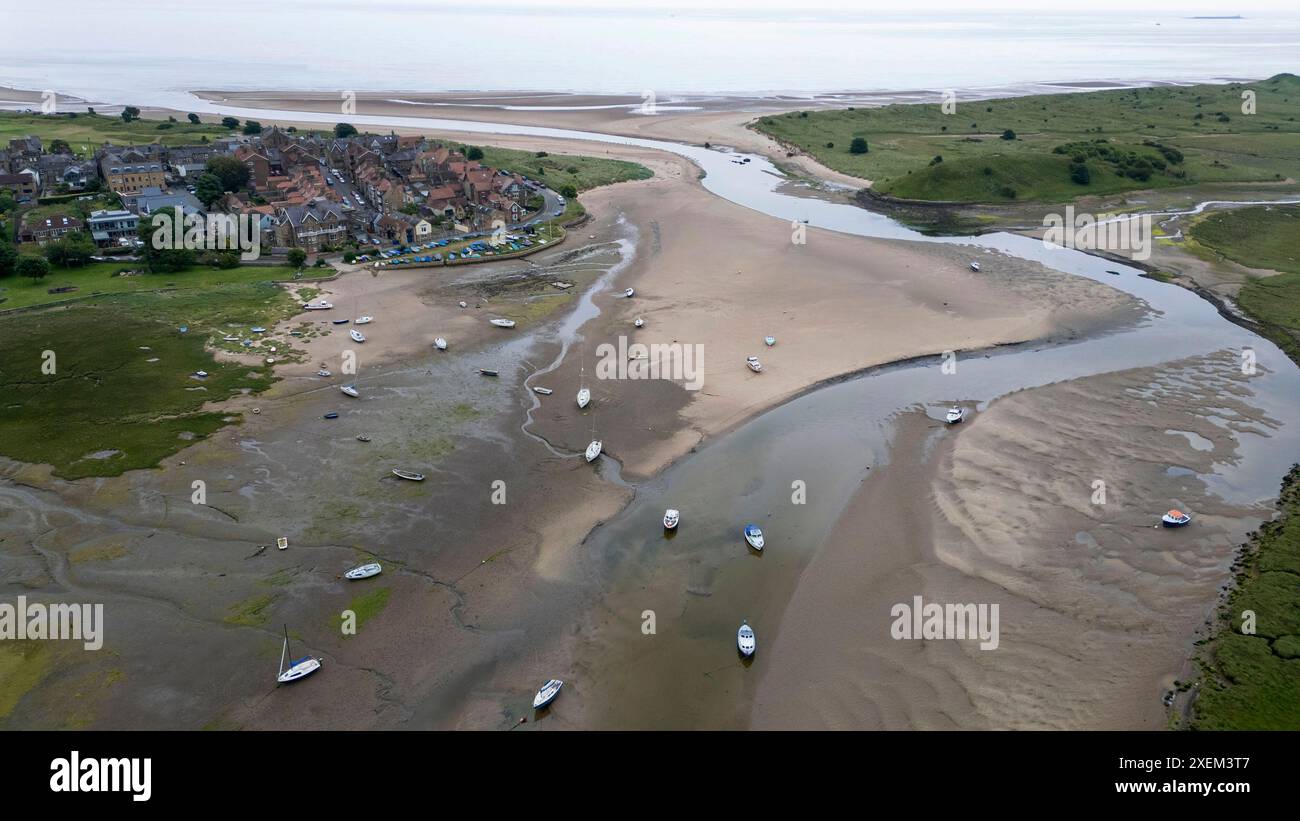 Aerial view estuary river hi-res stock photography and images - Alamy