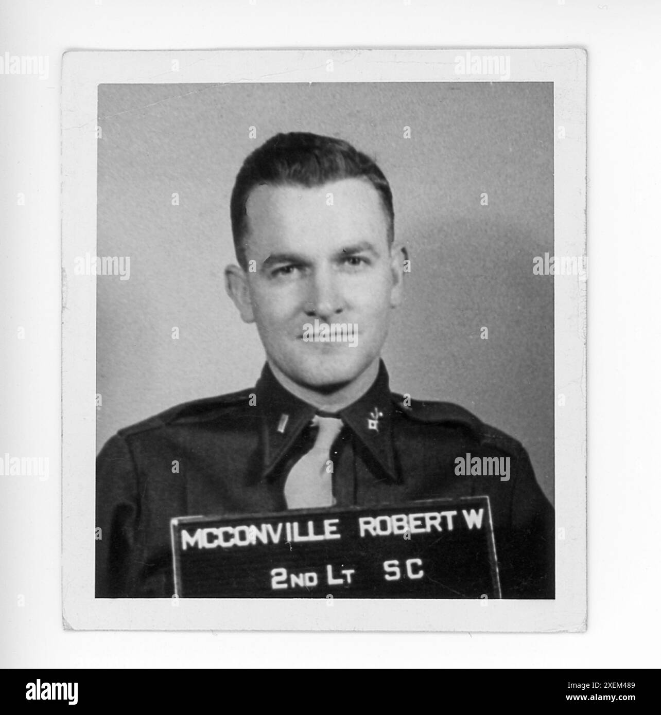 Portrait of Second Lieutenant Robert McConville on his graduation from ...