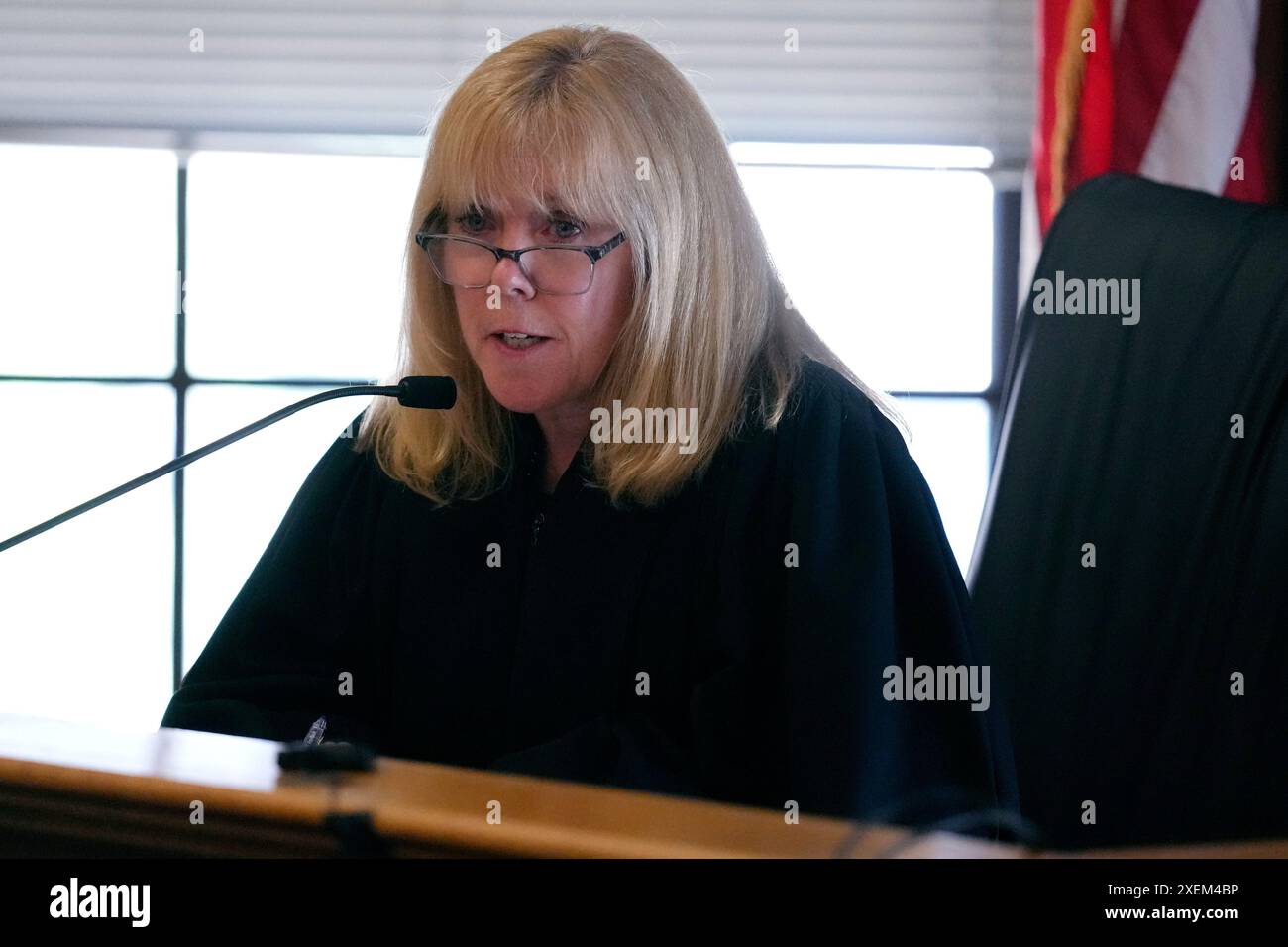Judge Beverly Cannone addresses the court after jurors stated they ...