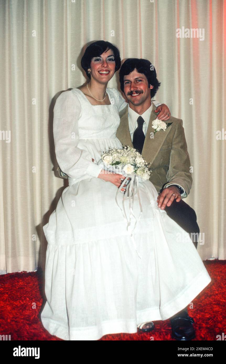 Vintage Photo-Album Prints of a Wedding in a Private residence, 1976 ...