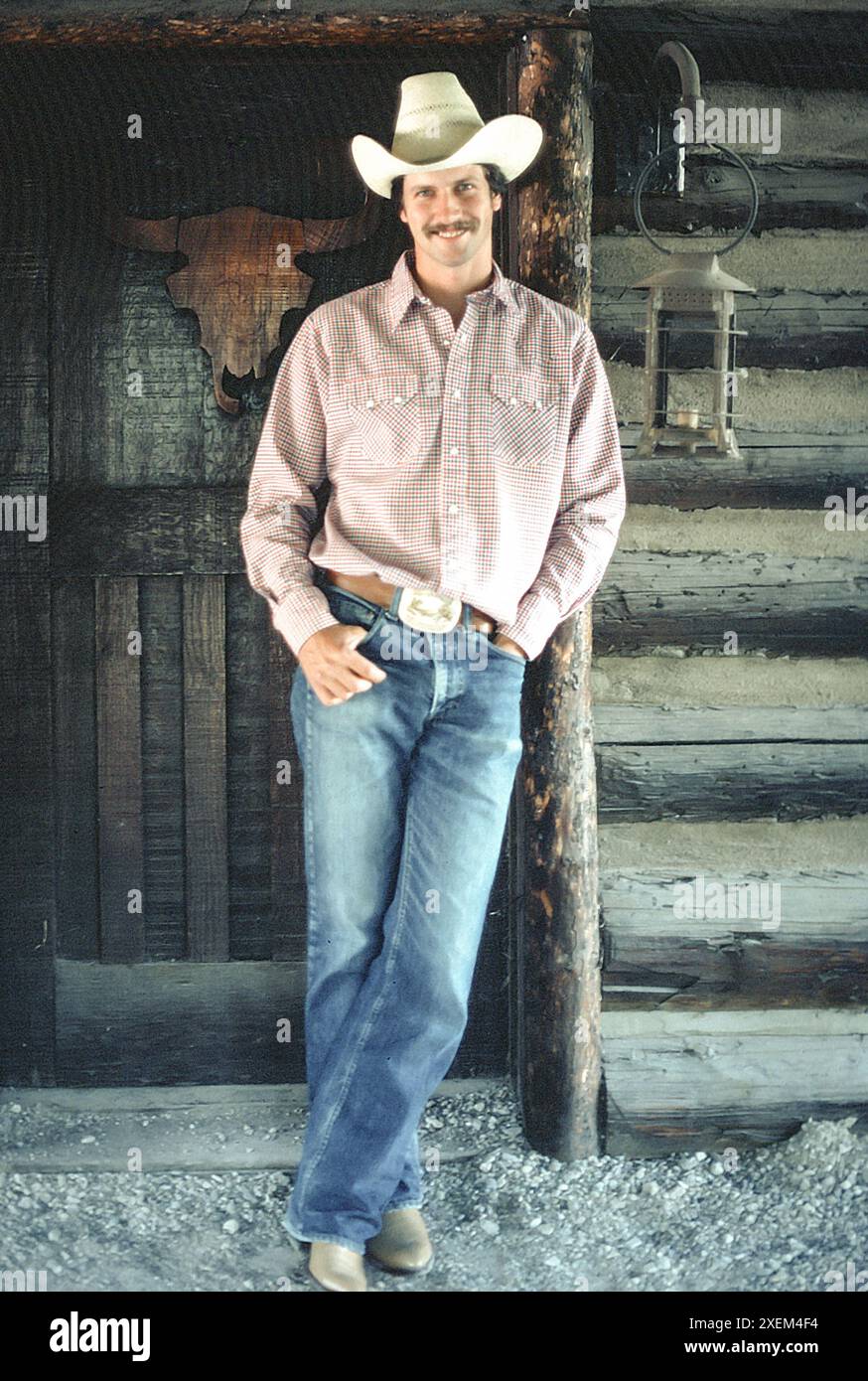 1970s man with cowboy hat hi-res stock photography and images - Alamy