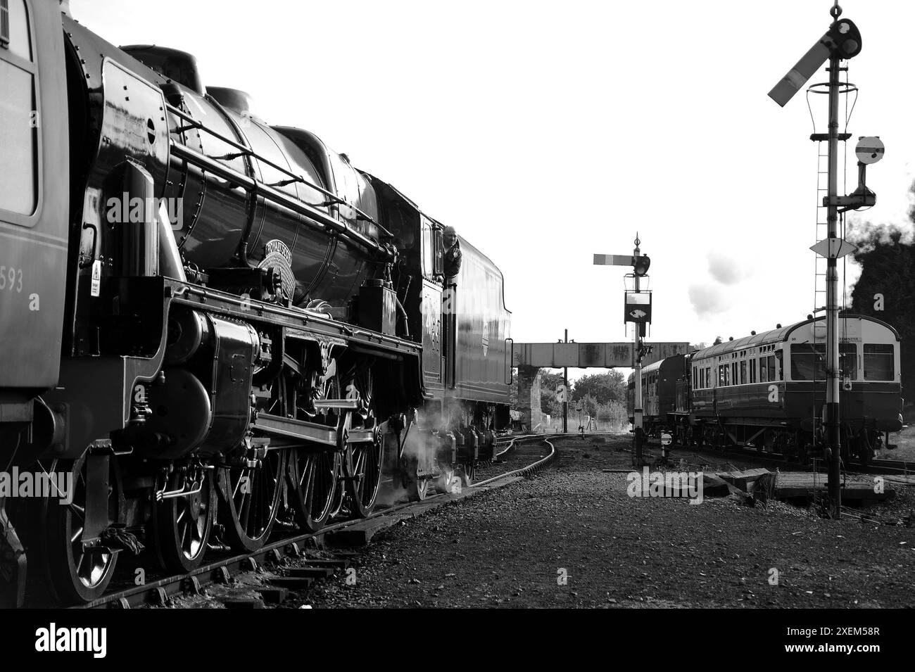 "1450" passing "Royal Scot" at is leaves Kidderminster Town with an ...