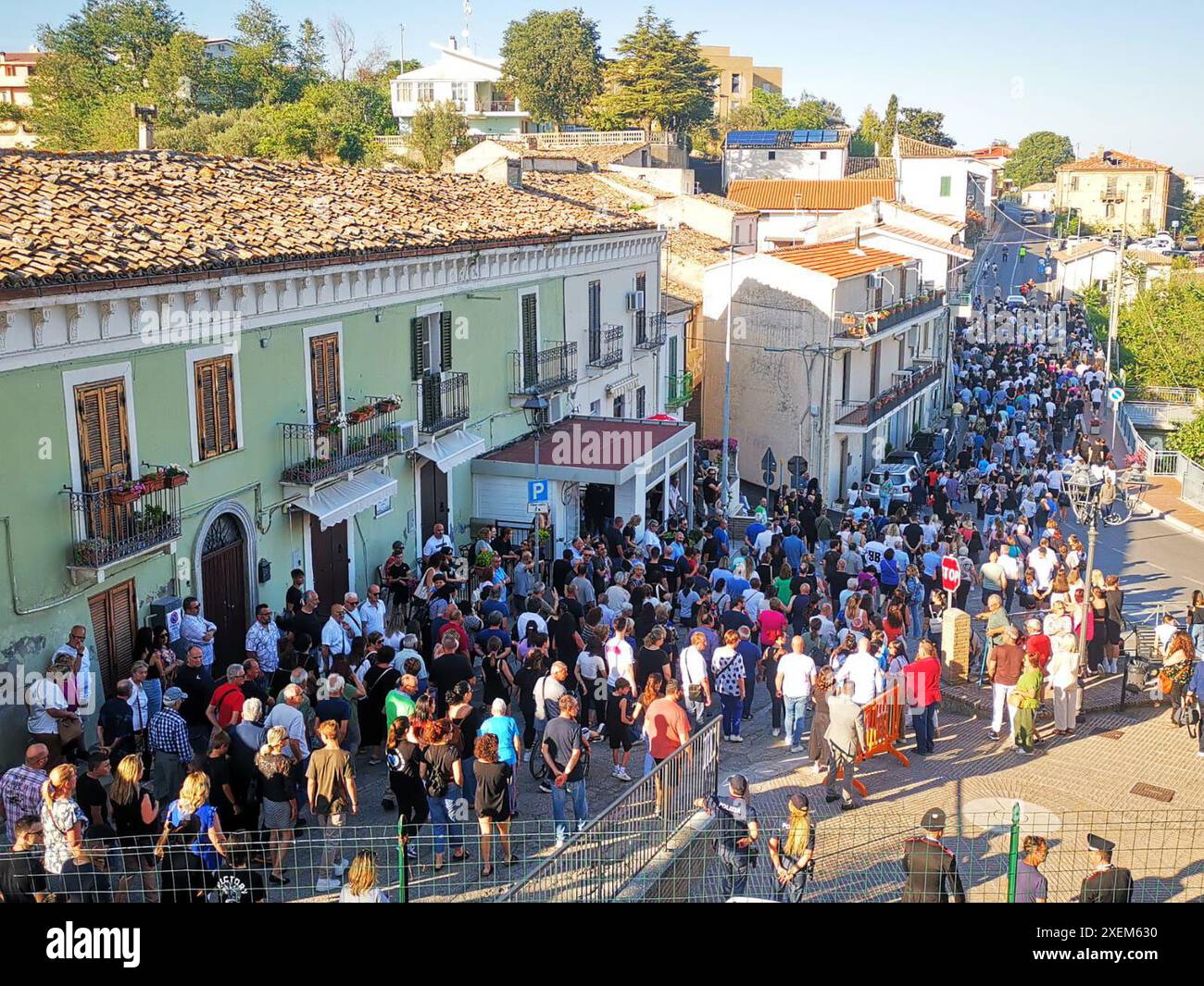 Pescara - Pescara - funeral of Cristopher Thomas Luciani, in the church of the Assumption of the ...