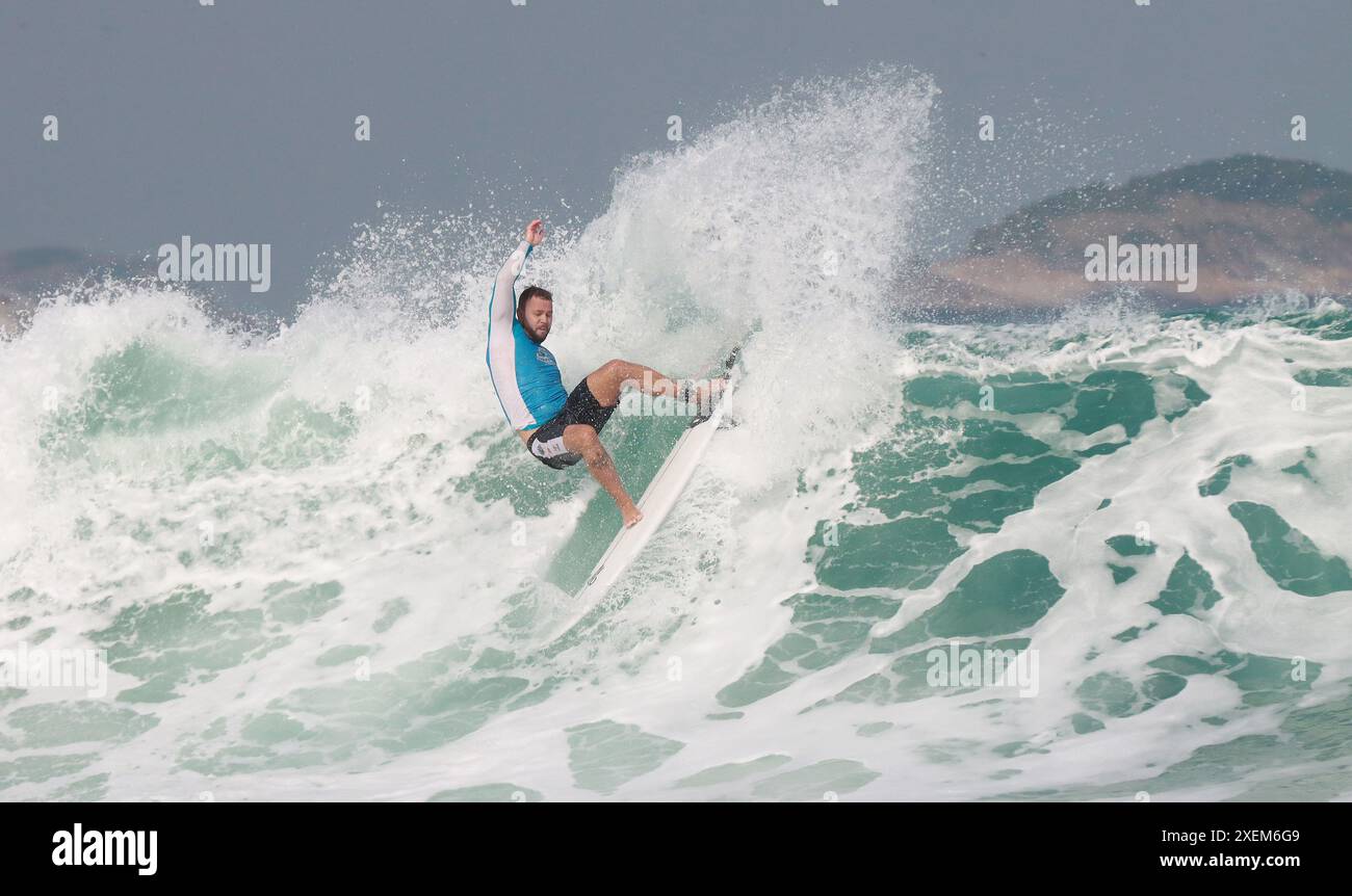 June 28, 2024, Rio De Janeiro, Rio De Janeiro, Brazil: Surfers ...