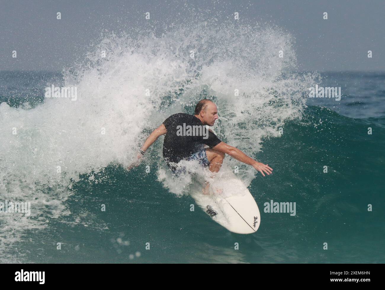 June 28, 2024, Rio De Janeiro, Rio De Janeiro, Brazil: Surfers ...