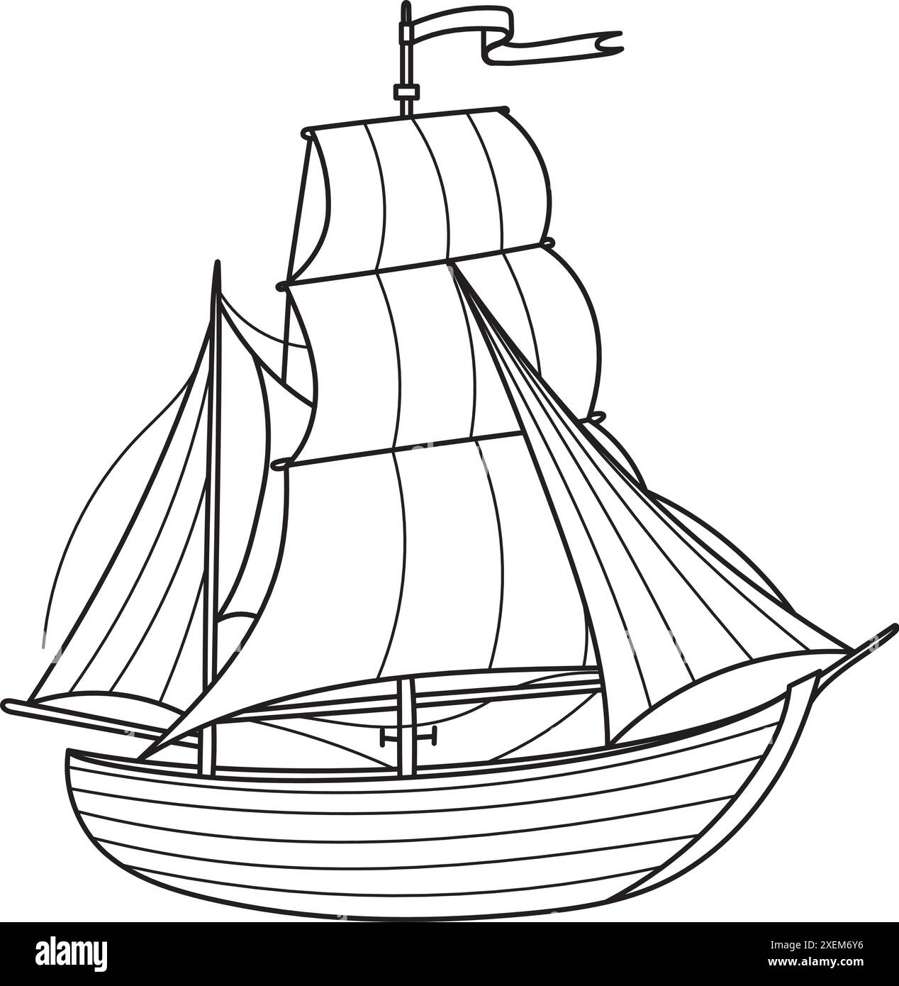 Sailing in art Cut Out Stock Images & Pictures - Alamy