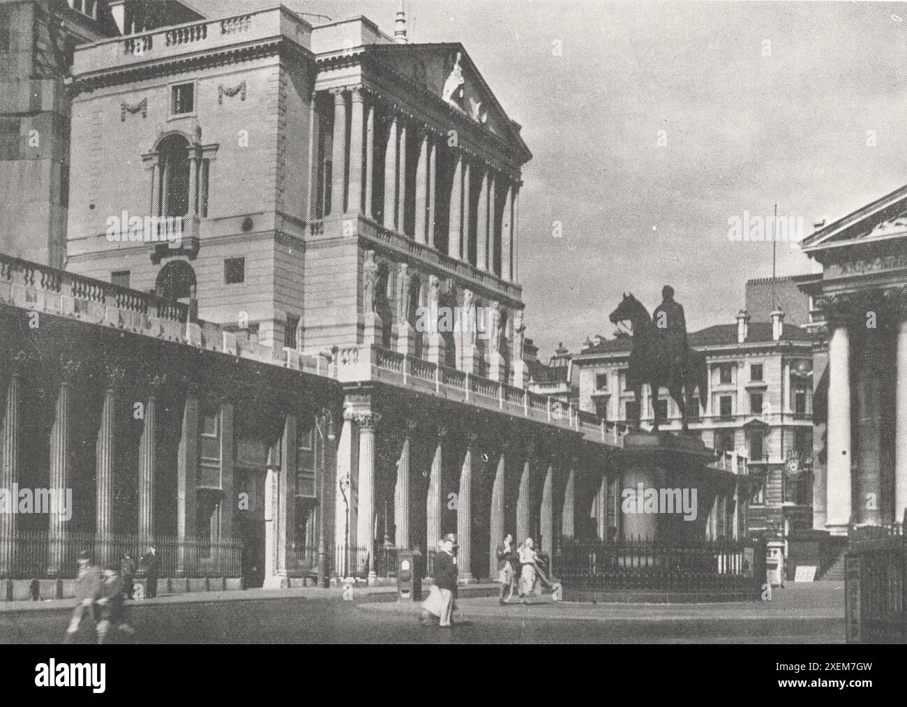 City of London. The new Bank of England by Sir Herbert Baker above ...