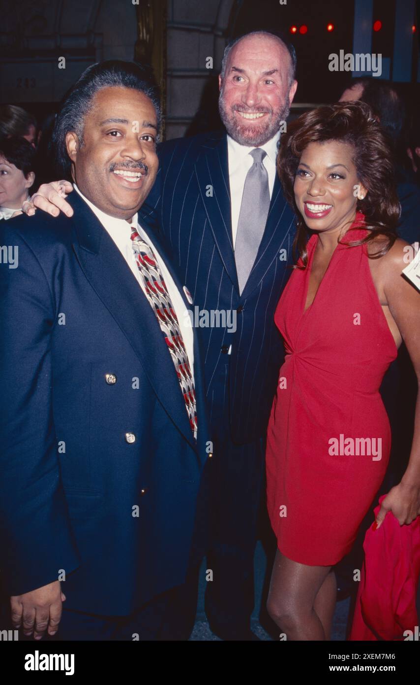 Reverend Al Sharpton, Raoul Felder and Rolonda Watts attend the opening ...