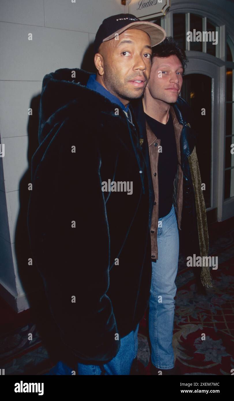 Russell Simmons and Jon Bon Jovi attend the 3rd Annual Victoria's ...