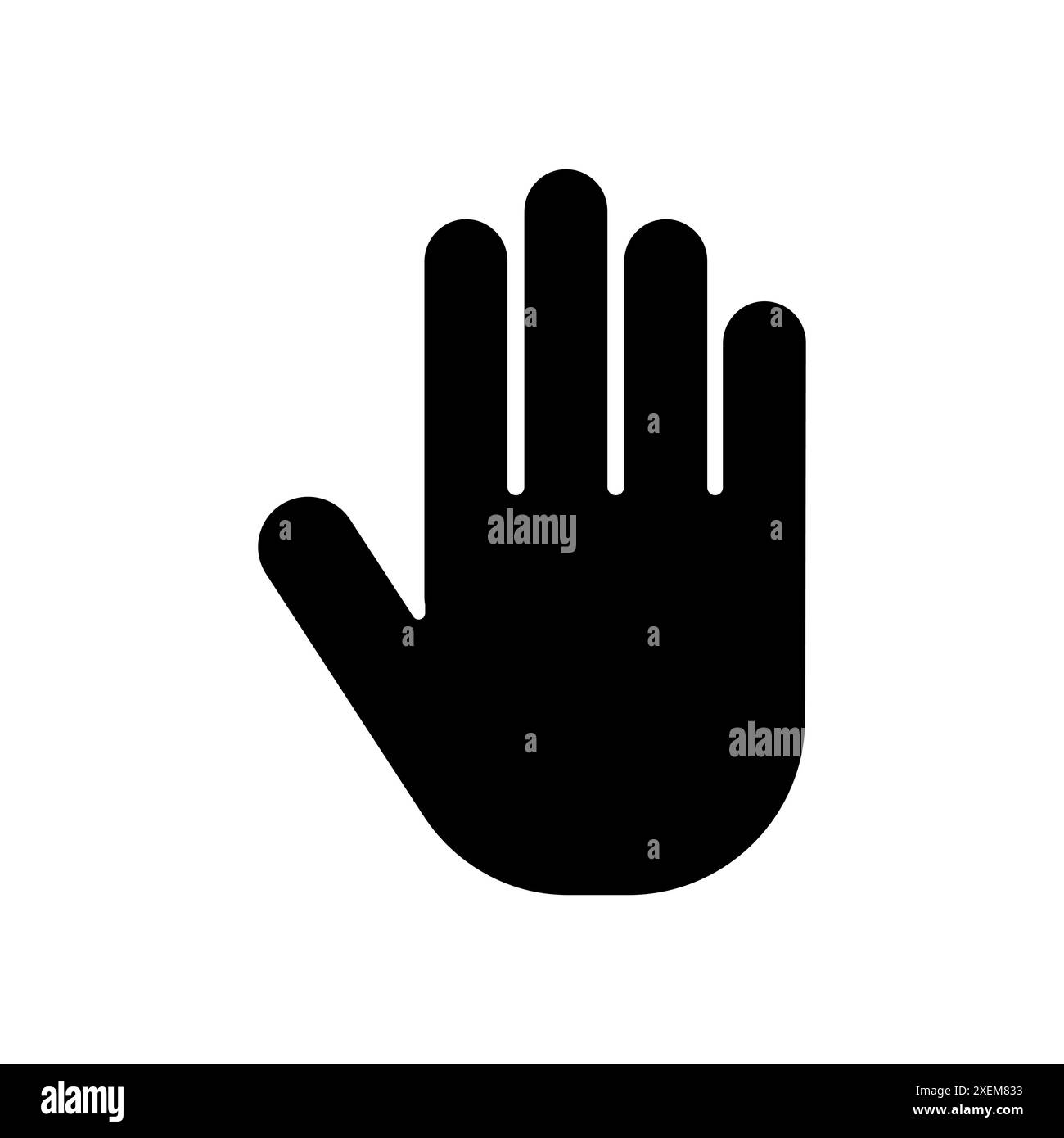Black hand design Black and White Stock Photos & Images - Alamy