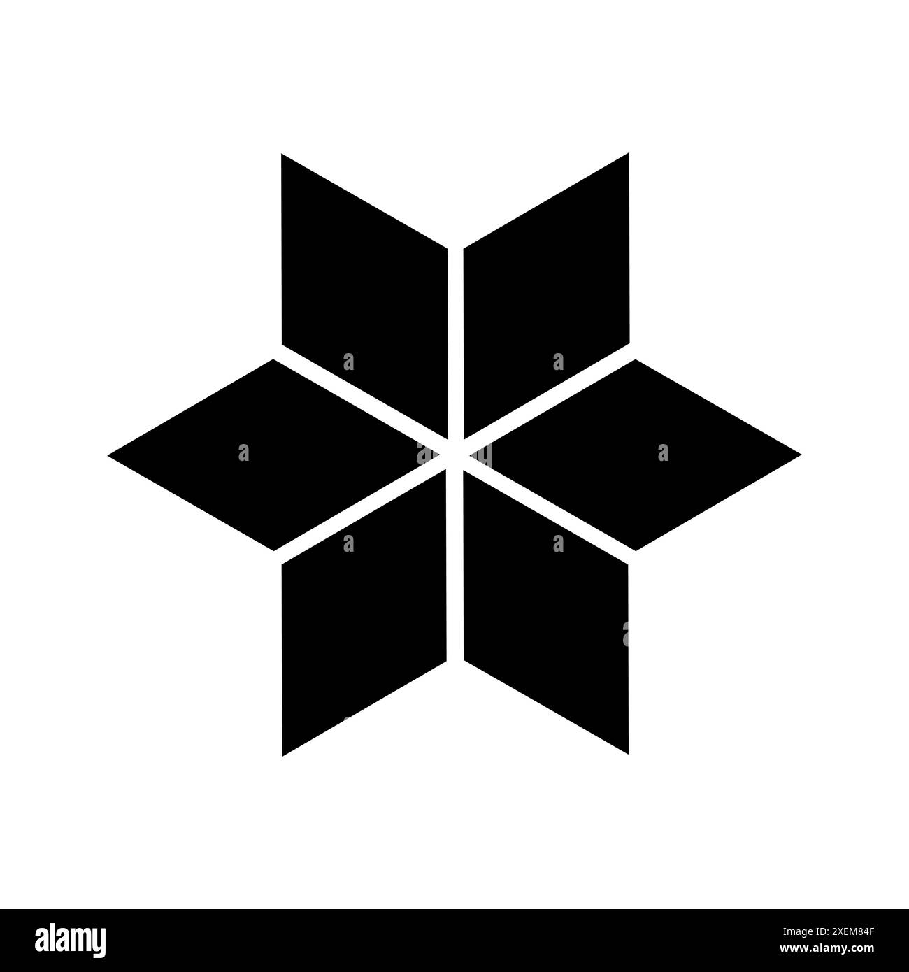 Simple geometric star shape hi-res stock photography and images - Alamy