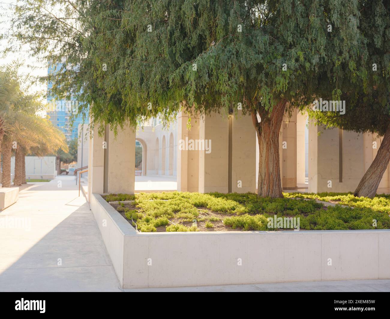 Exterior view of the Cultural Foundation, a museum and exhibition hall ...