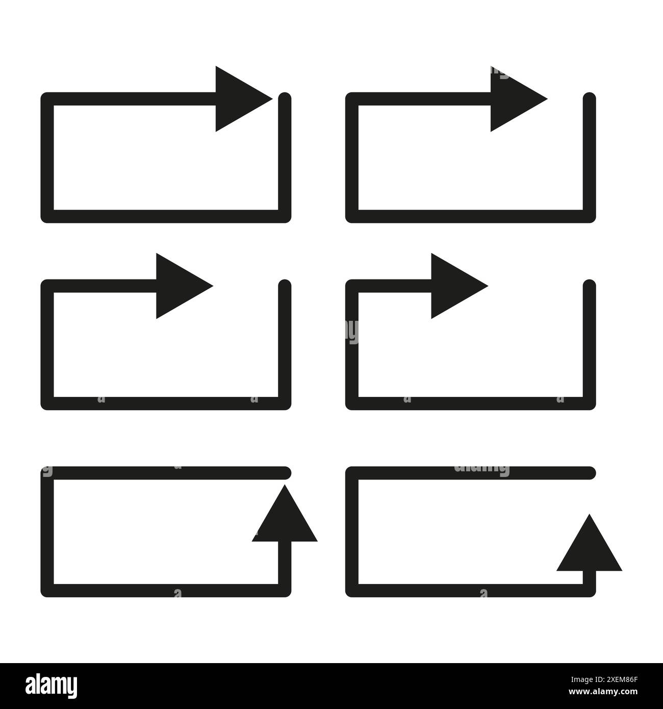 Set ui icons symbols Cut Out Stock Images & Pictures - Alamy