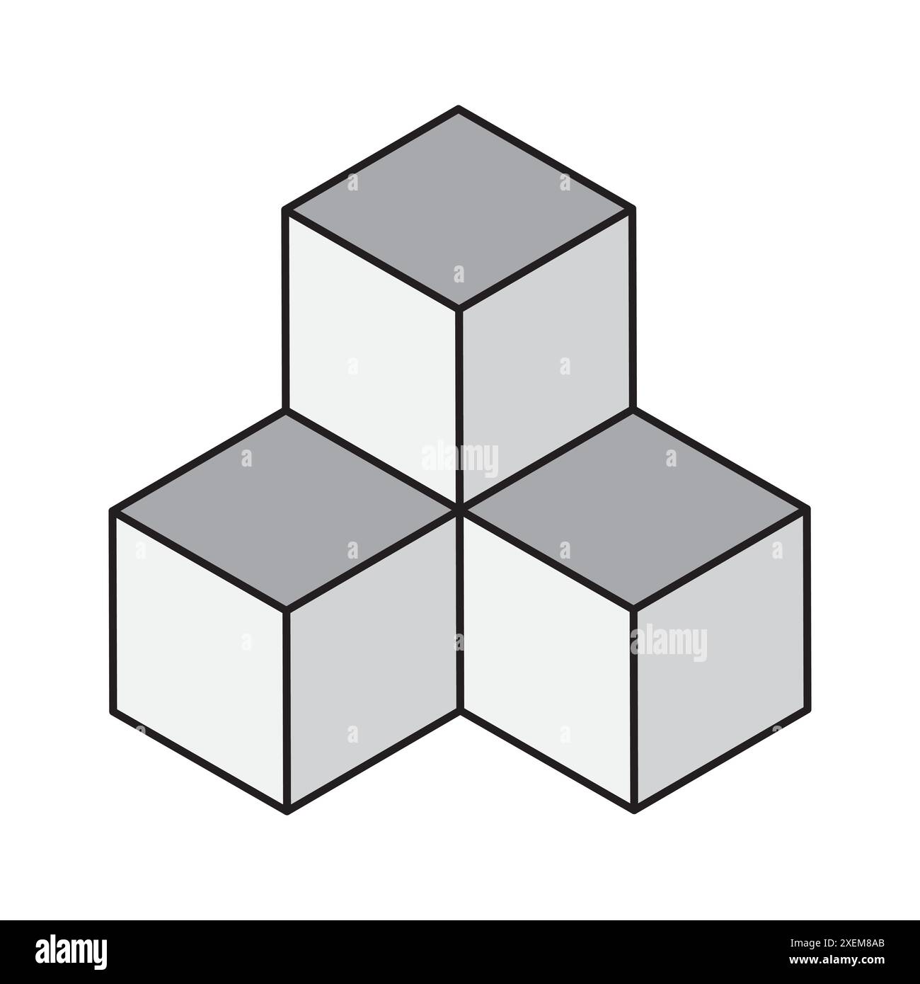 Minimalistic modern architecture 3d Cut Out Stock Images & Pictures - Alamy