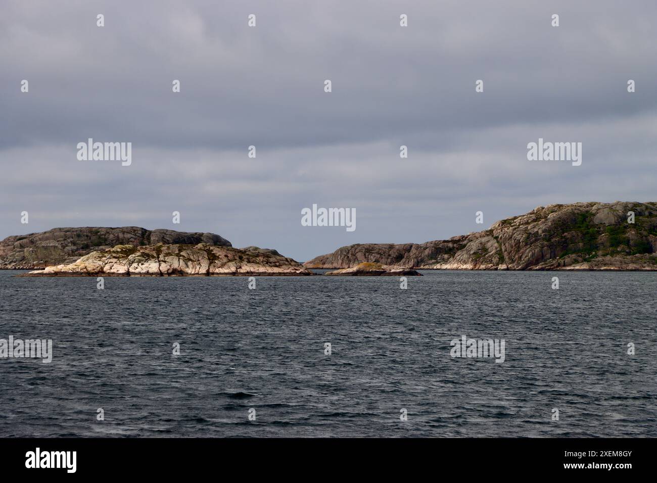 Nature reserve islands in Fjällbacka archipelago on the western ...