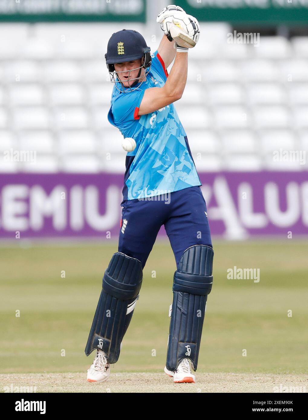 England's Charlie Allison batting during the first Youth One-Day ...