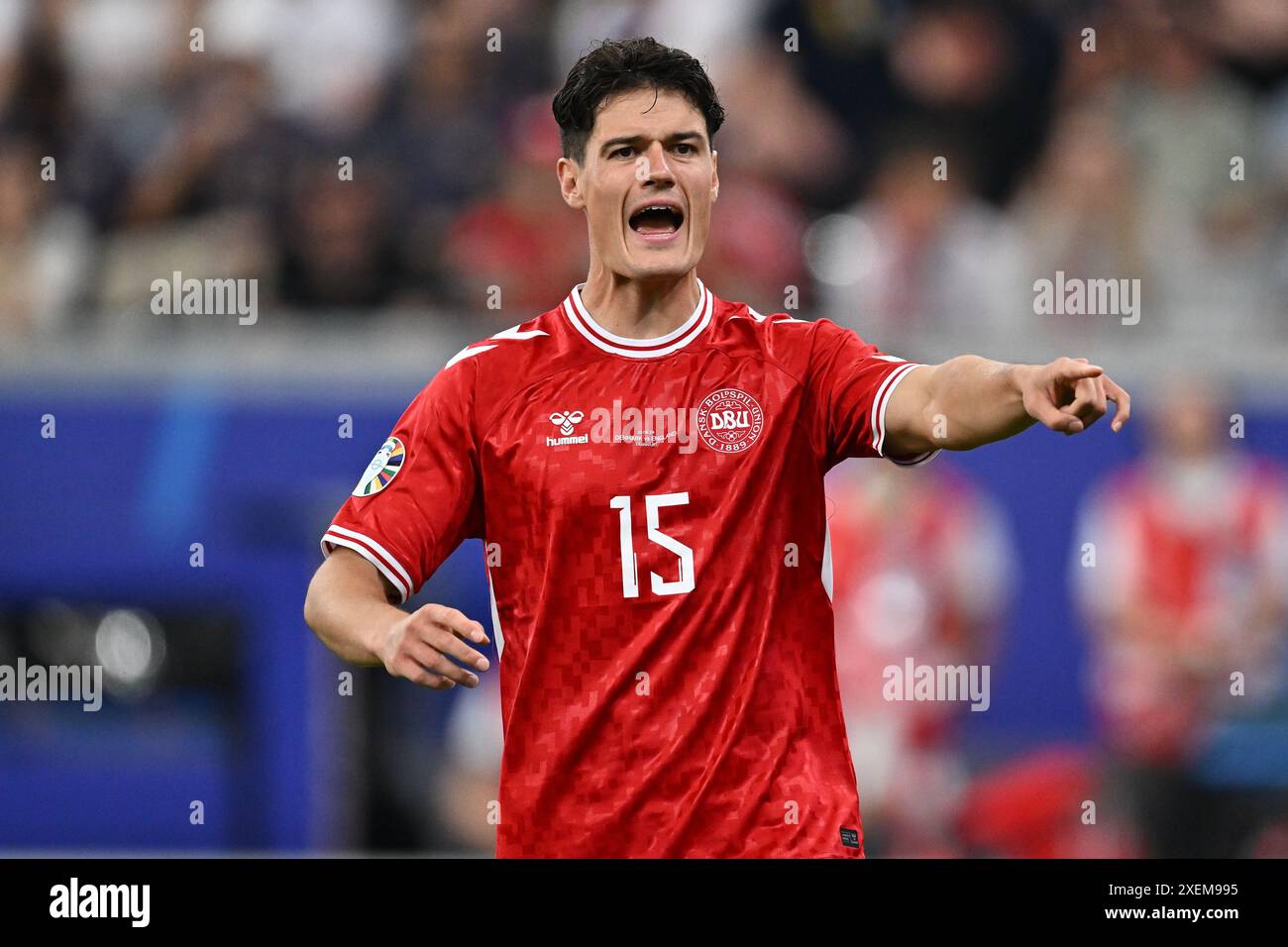 FRANKFURT AM MAIN, GERMANY - JUNE 20: Christian Norgaard of Denmark ...