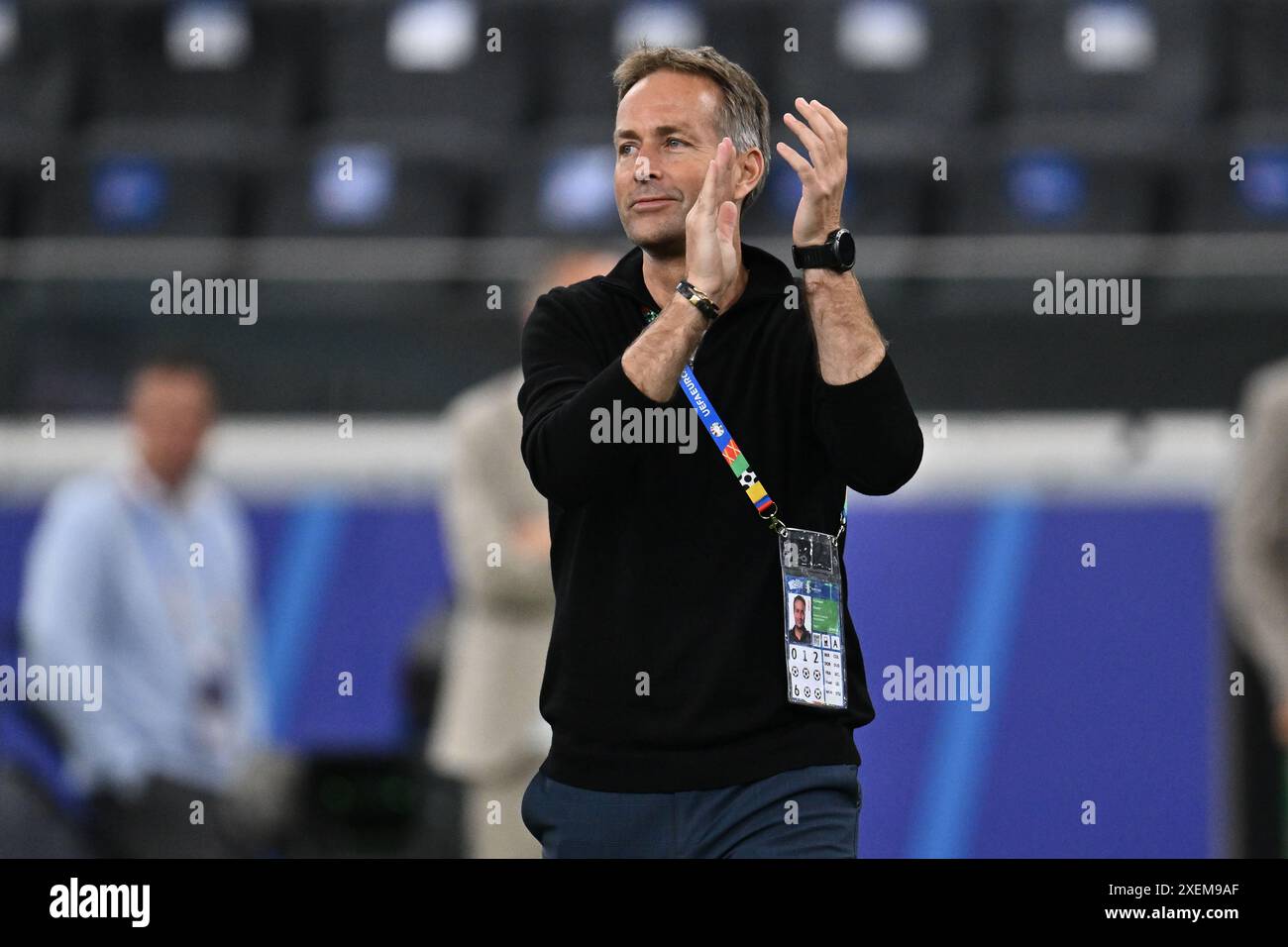 FRANKFURT AM MAIN, GERMANY - JUNE 20: Kasper Hjulmand, the manager of ...