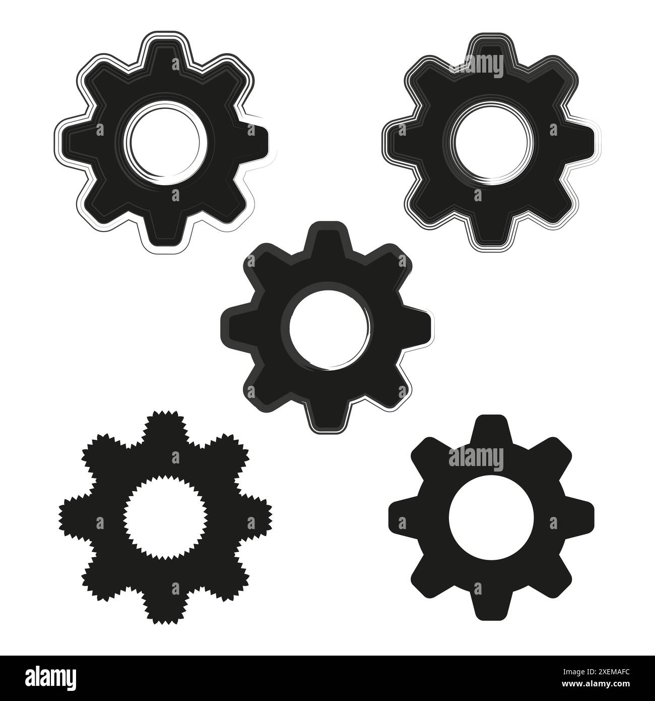 Schematic symbols Cut Out Stock Images & Pictures - Alamy