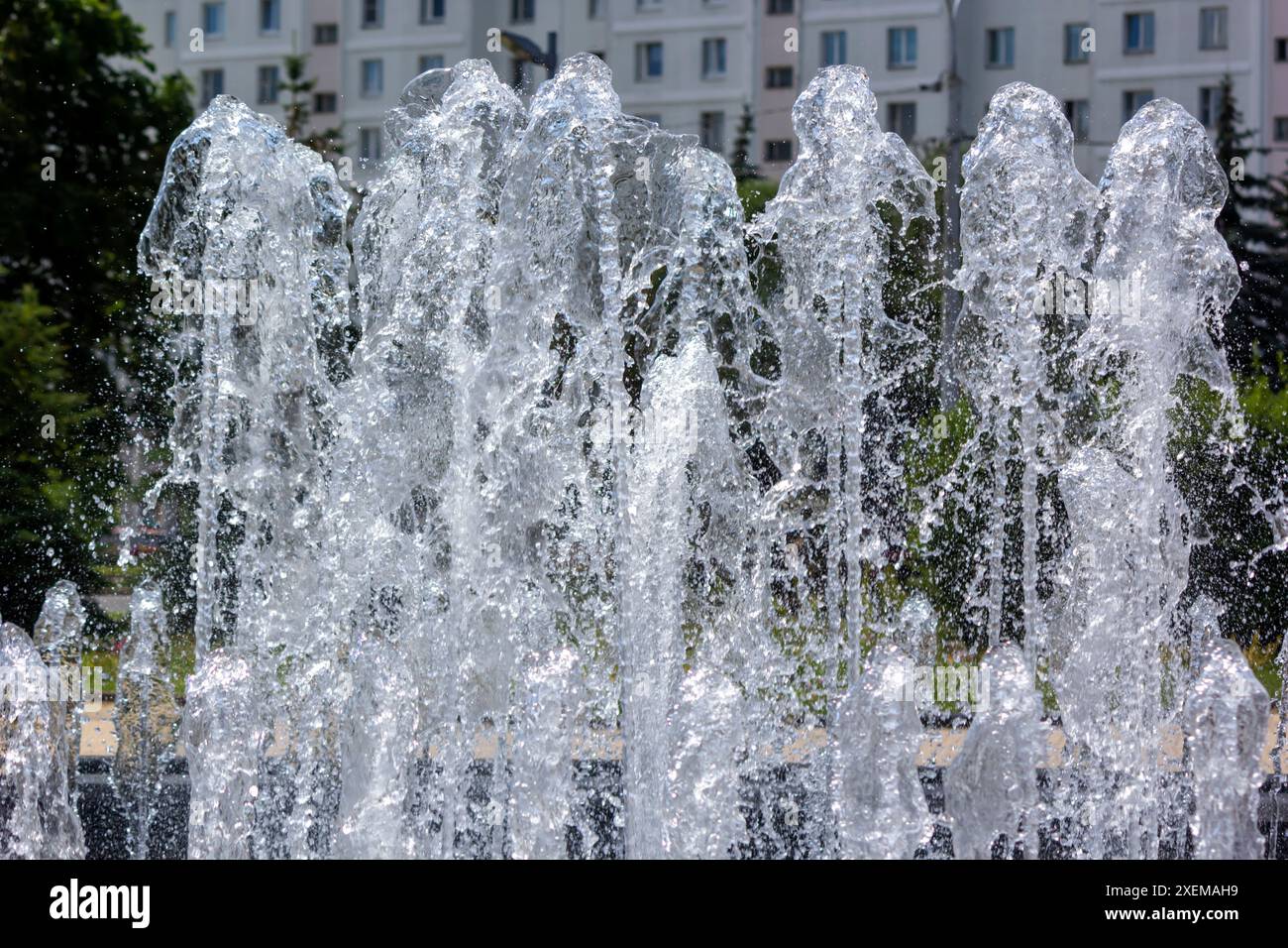 Fountain on hot summer hi-res stock photography and images - Alamy