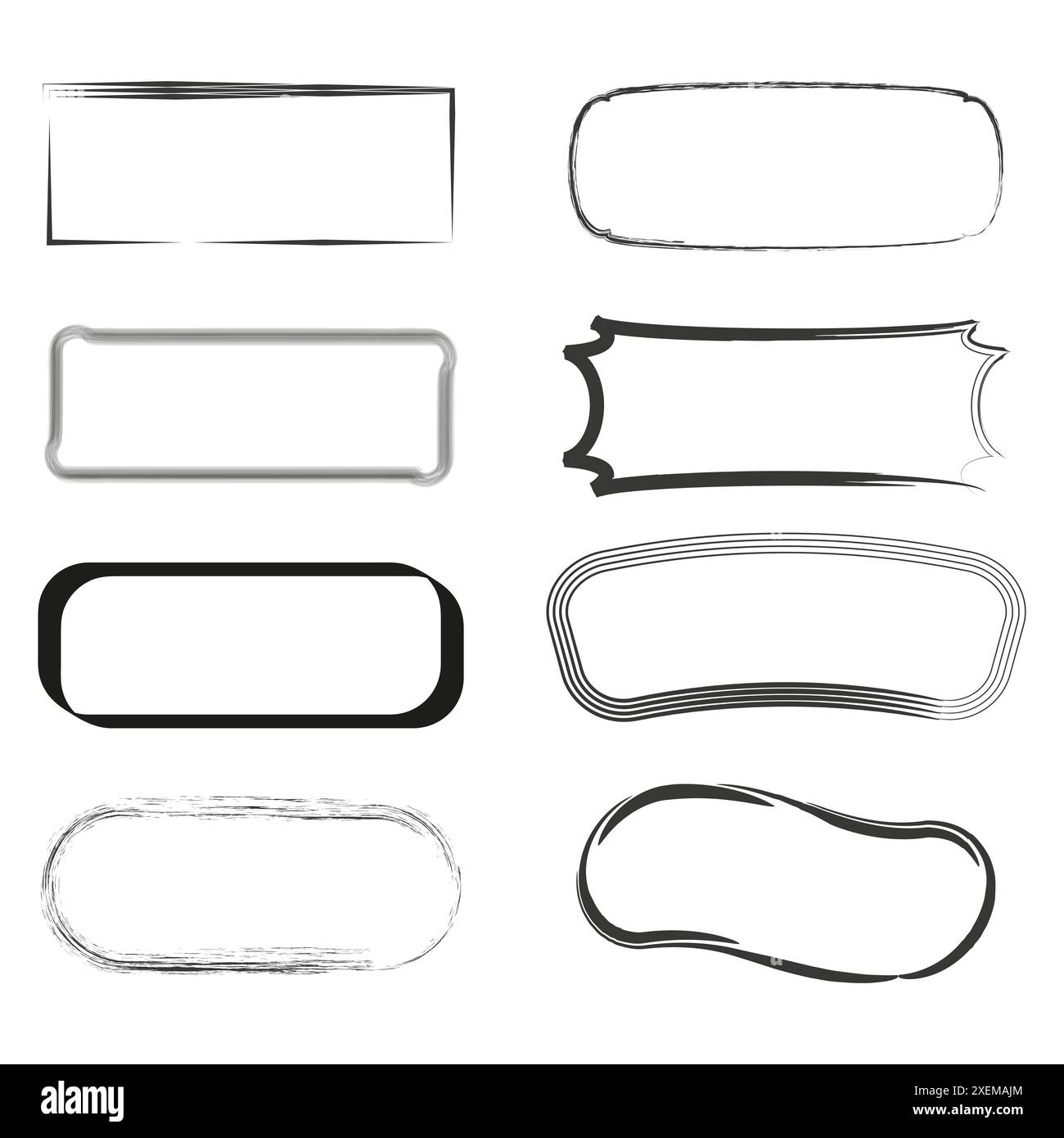 Rectangular borders Stock Vector Images - Alamy