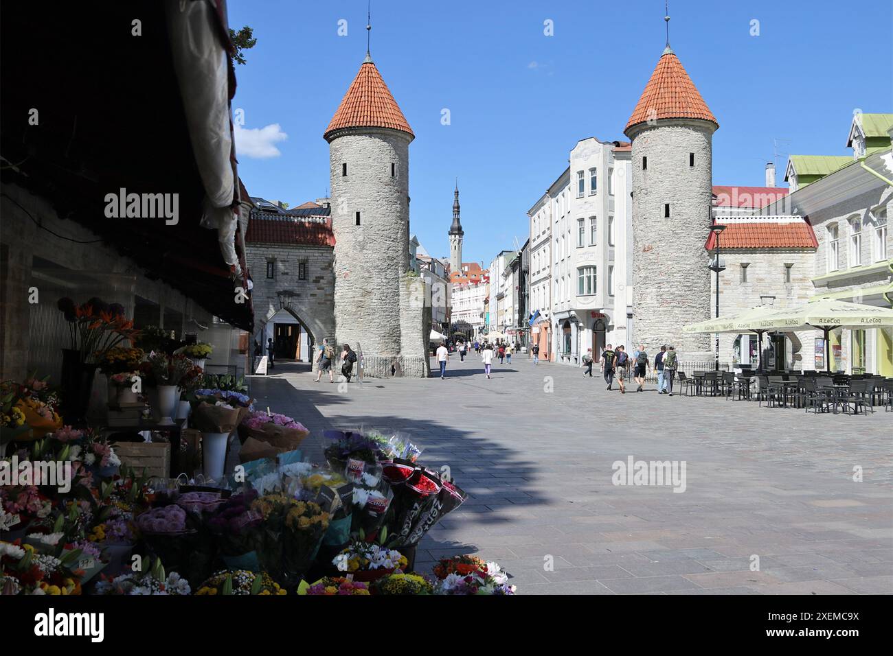 Viru Gate was part of the defence system of the Tallinn city wall built ...
